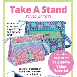 Take A Stand Stand-up Tote Pattern by Byannie PBA273 This is a PAPER ...