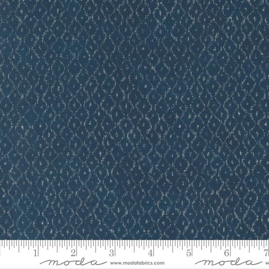 Indigo Blooming Momo Navy by Debbie Maddy for Moda Fabrics 48096 13 ...