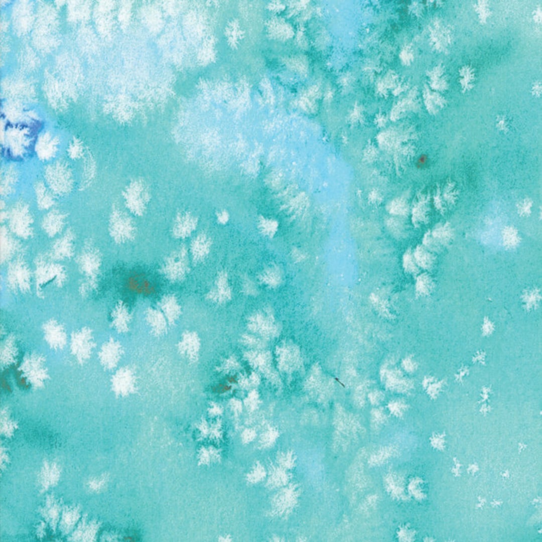 Brightly Blooming Flow Aqua by Create Joy Project for Moda Fabrics 8433 ...