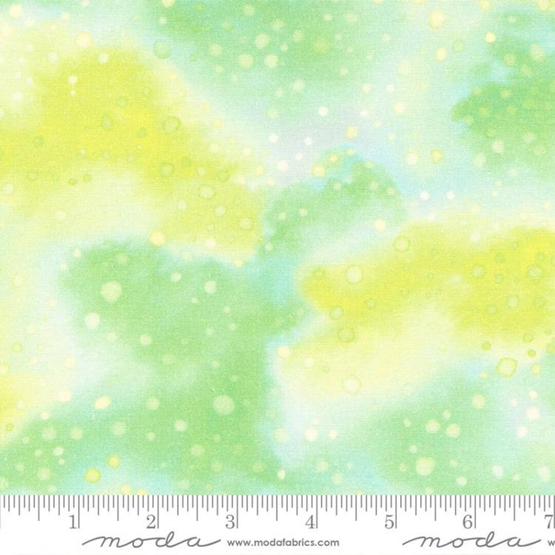 Whimsy Wonderland Watercolor Spritz Grass by Momo for Moda Fabrics ...