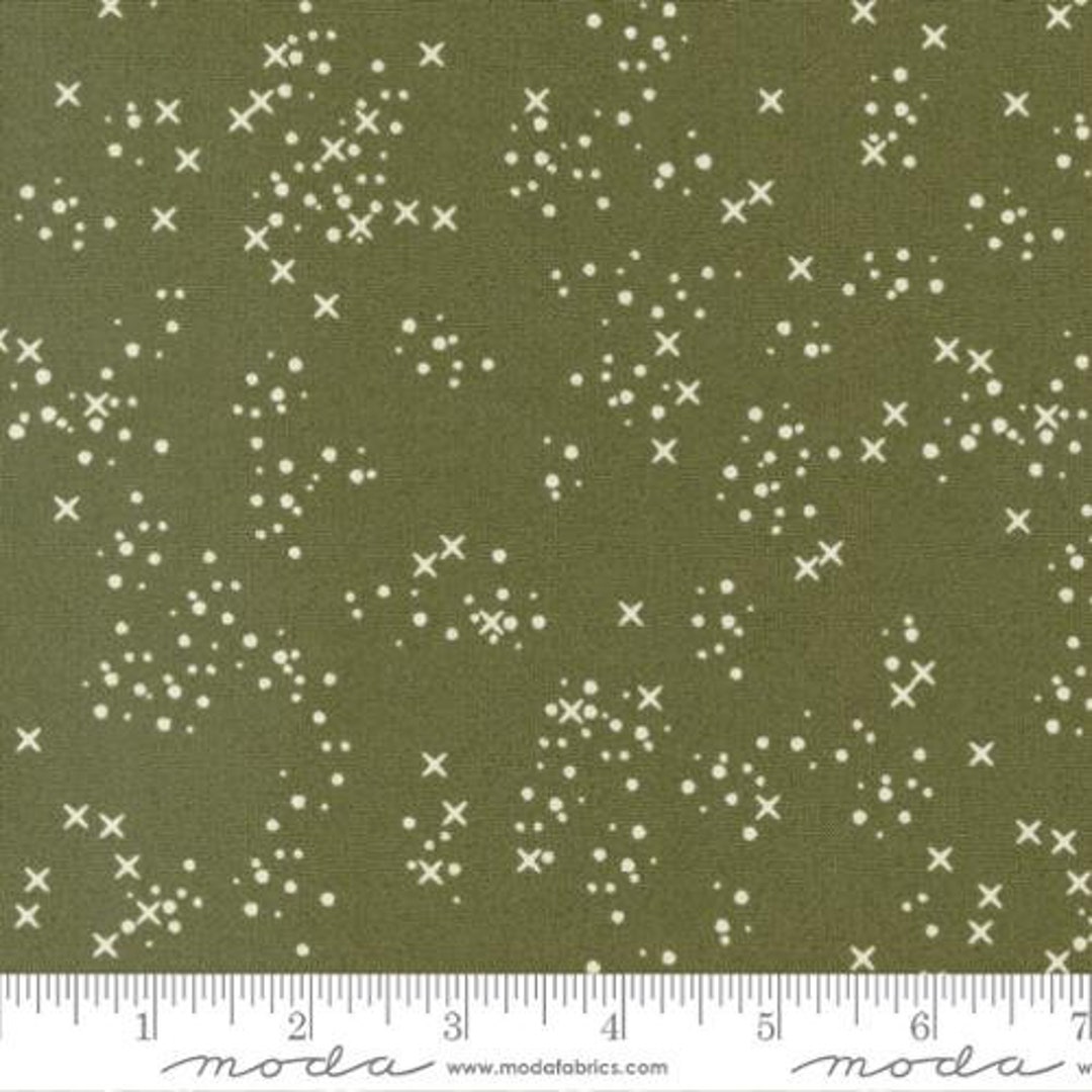 Dawn on the Prairie Stitch Confetti Moss Shadow by Fancy That Design ...
