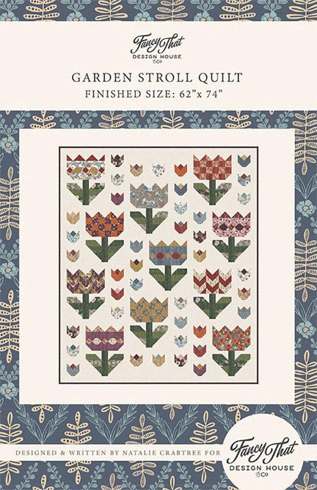 Garden Stroll Quilt Pattern by Natalie Crabtree for Fancy That Design ...