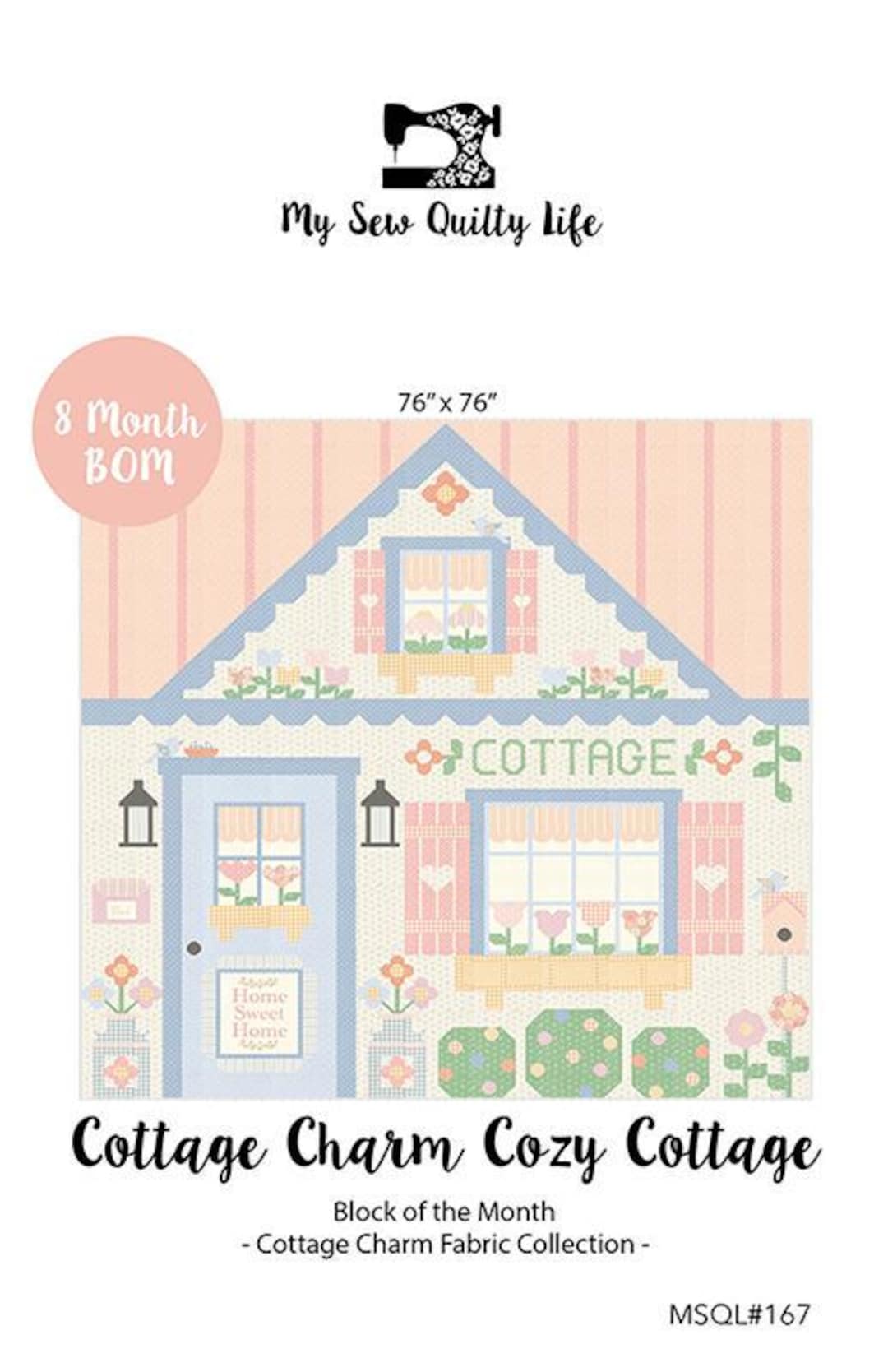 Cozy Cottage Quilt Kit Featuring Cottage Charm by Heather Briggs of My ...