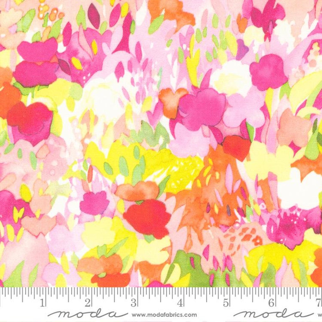 Whimsy Wonderland Wild Flower Party Cotton Candy by Momo for Moda ...