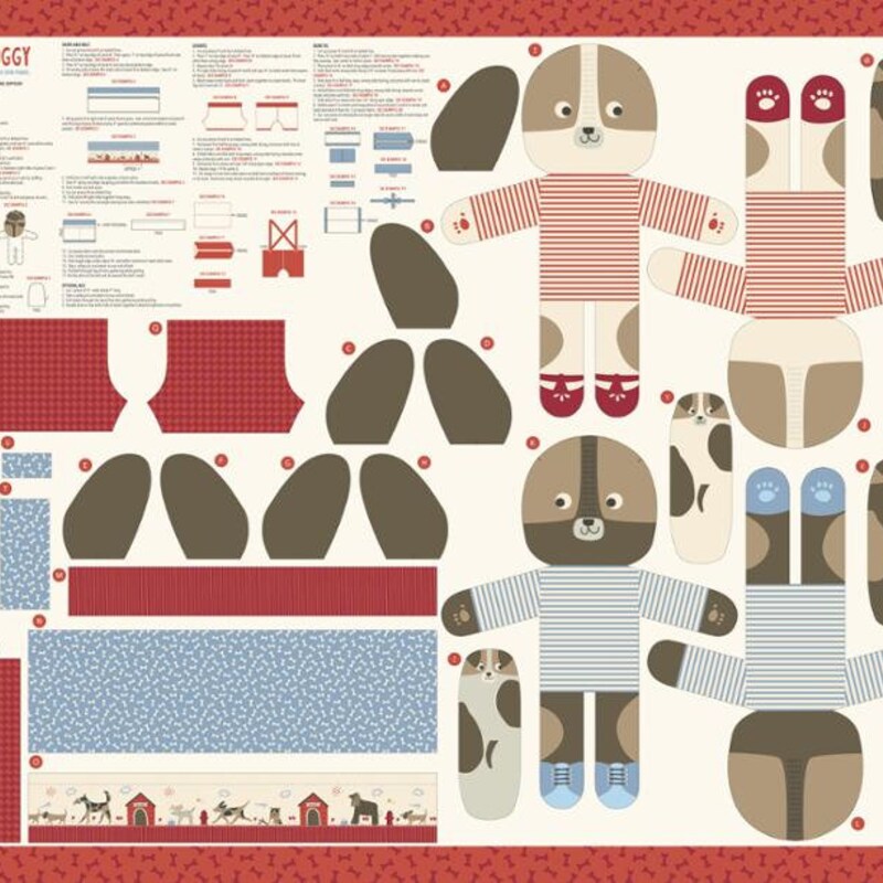 Dog Fabric Panels - Etsy