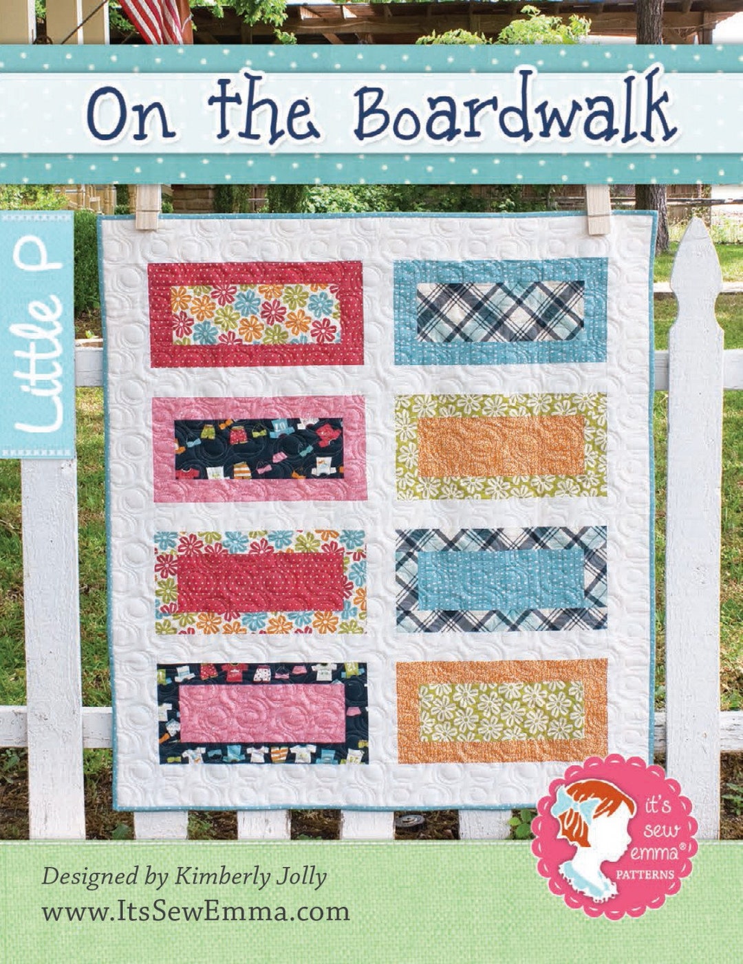 Little P on the Boardwalk Quilt Pattern by Kimberly Jolly for It's Sew ...
