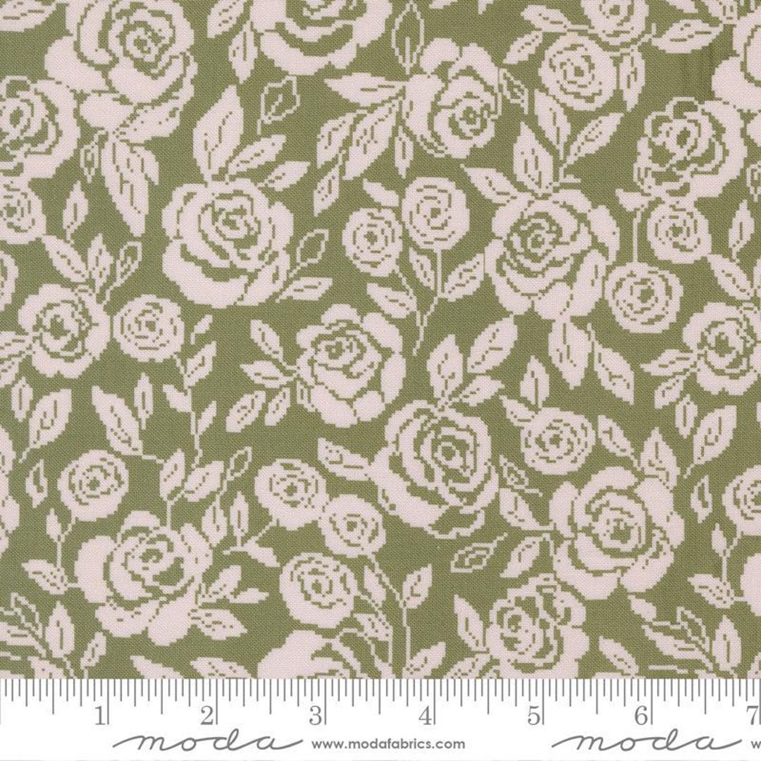 Wild Honey Monofloral Fern by Lella Boutique for Moda Fabrics 5251 15 ...
