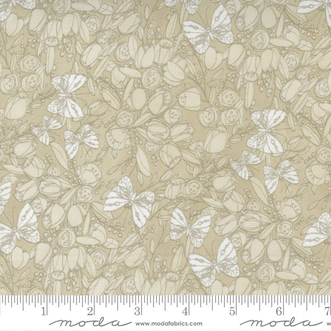 Tulip Tango Washed Linen by Robin Pickens for Moda Fabrics 48712 12 ...