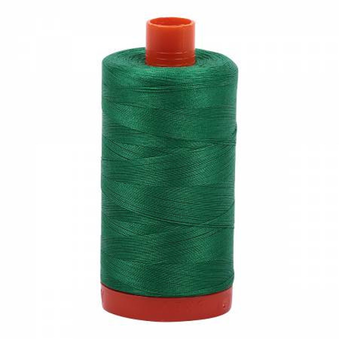 Green Aurifil Mako Cotton Thread Color 2870, 50 Wt, 1300m, 1 Spool - Etsy