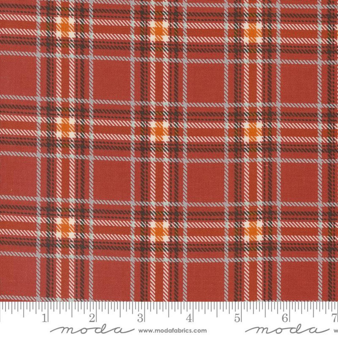 The Great Outdoors Cozy Plaid Fire by Stacy Iest Hsu for Moda Fabrics ...