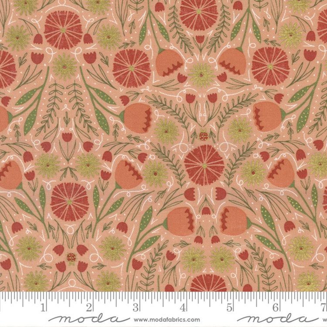 Meadowmere Moody Florals Metallic Blossom by Gingiber of Dreamy Quilts ...