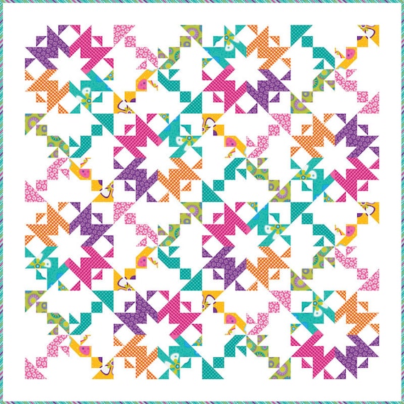 Petal Power Quilt Kit by Me and My Sister Designs for Moda - Etsy