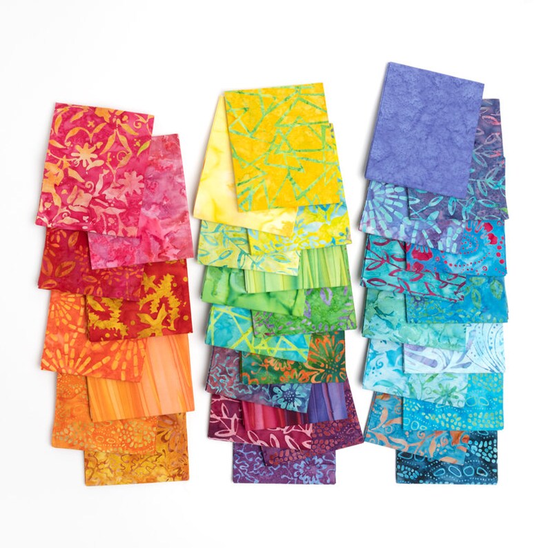 Chroma Batiks Charm Pack 42 Pieces by Moda Fabrics 4366PP - Etsy