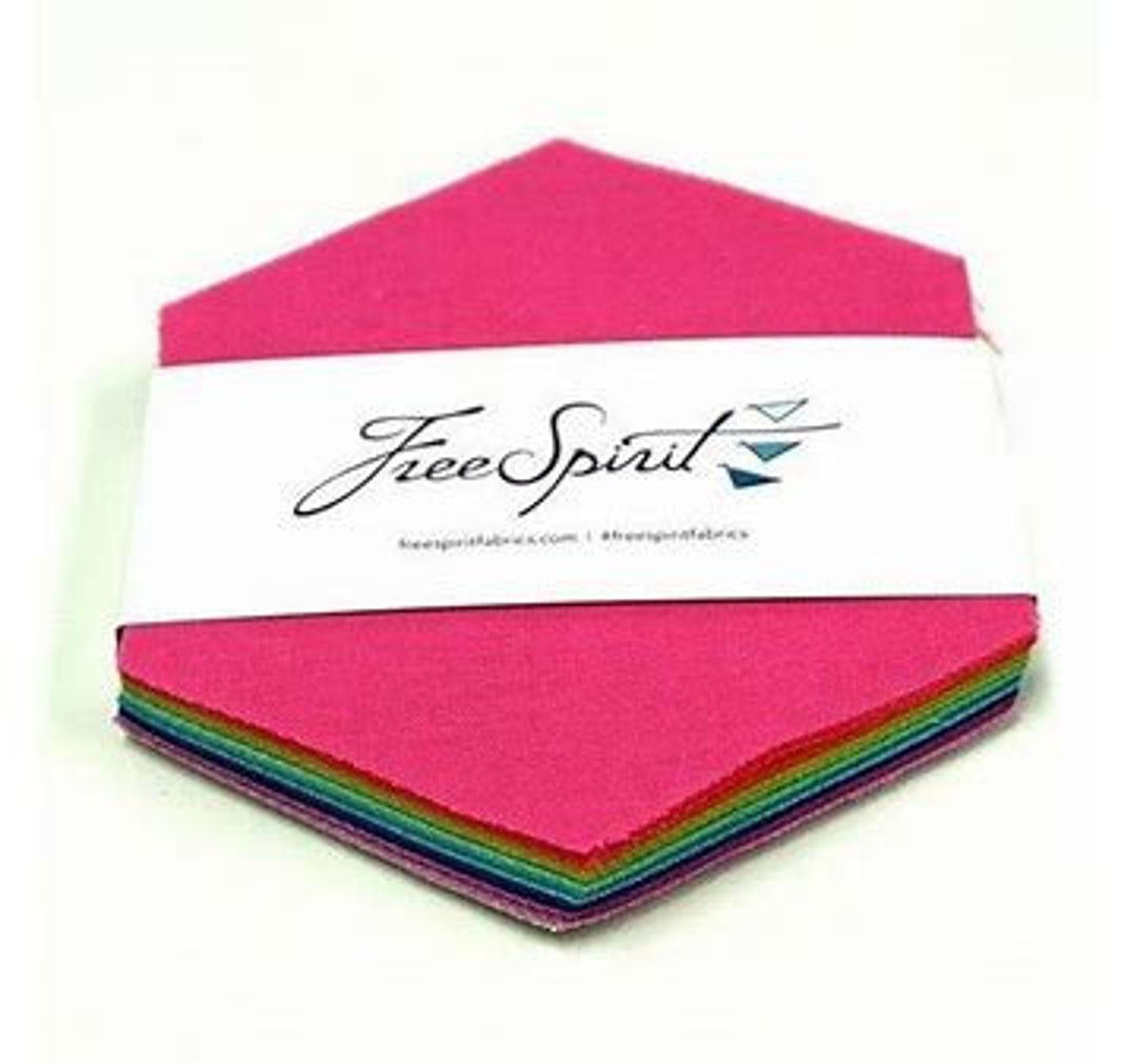 Tula Pink Designer Essential Solids Hexagon for Free Spirit Tula Pink ...