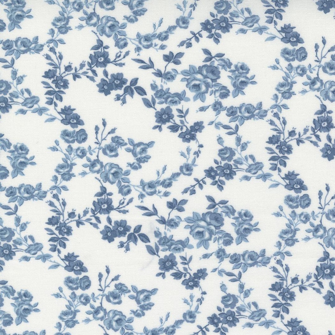 Nantucket Summer Surfside Cream Blue by Camille Roskelley for Moda ...