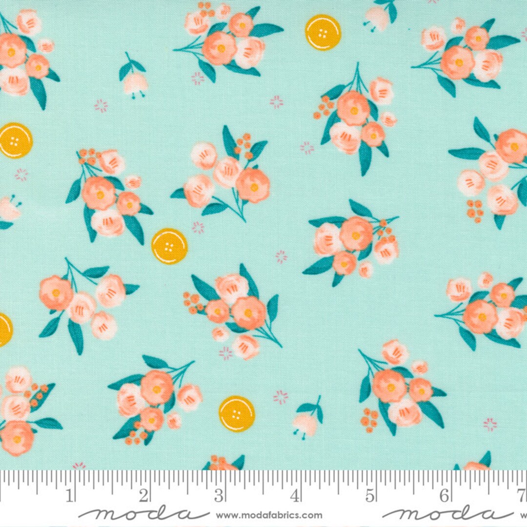 Sew Wonderful Soft Aqua by Paper and Cloth for Moda Fabrics, 25114 17 ...