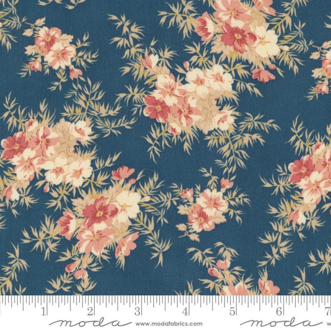 Sandalwood Cassandra Indigo by 3 Sisters for Moda Fabrics 44384 14 ...