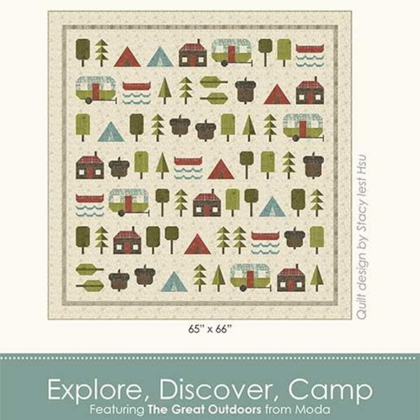 Camping Quilt Pattern - Etsy