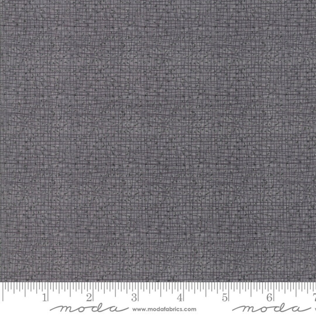 Thatched Pebble by Robin Pickens for Moda Fabrics Dark Gray Grey 48626 ...
