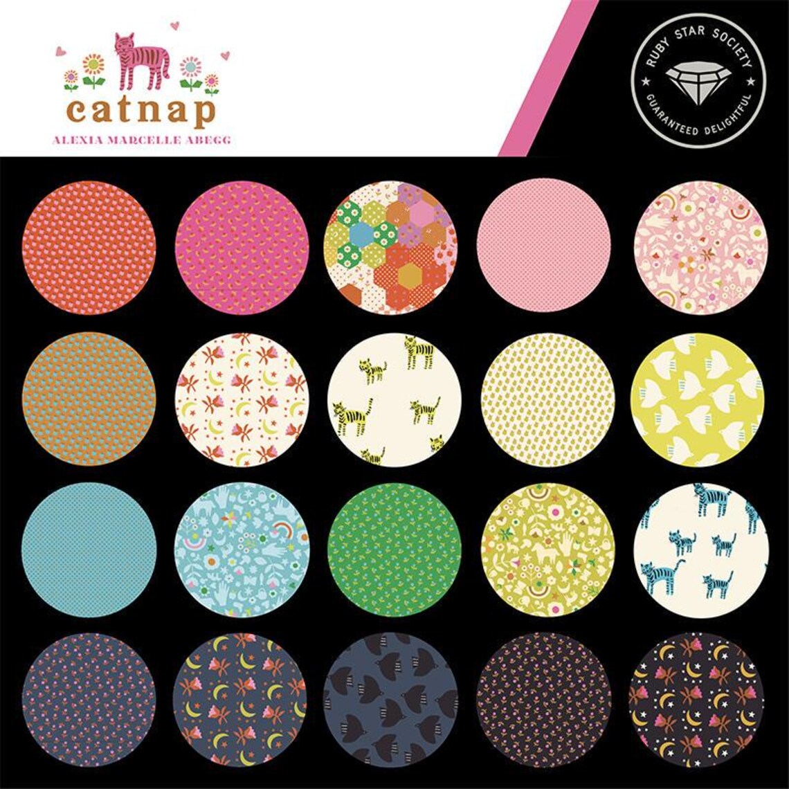 Catnap Layer Cake 42 Pieces by Alexia Marcelle Abegg for Ruby Star ...