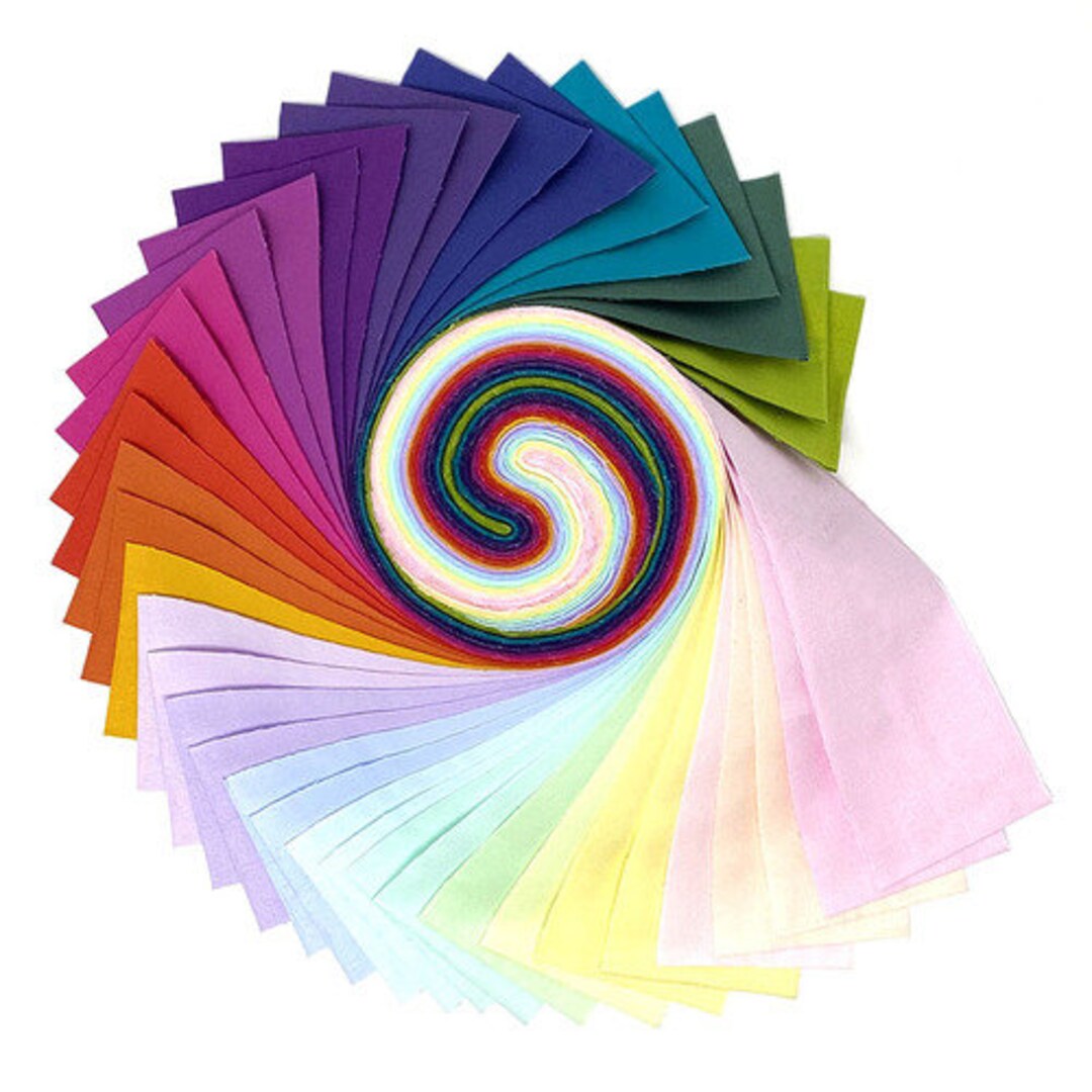 Tula Pink Mythical Designer Solids Design Roll 40 Pieces by Tula Pink ...