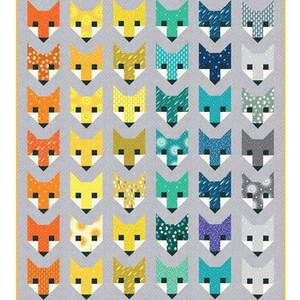 Fancy Fox Quilt Kit Featuring Planetarium 50 X 62 includes Pattern ...