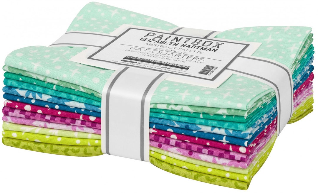 Paintbox Abstract Palette Fat Quarter Bundle by Elizabeth Hartman for ...