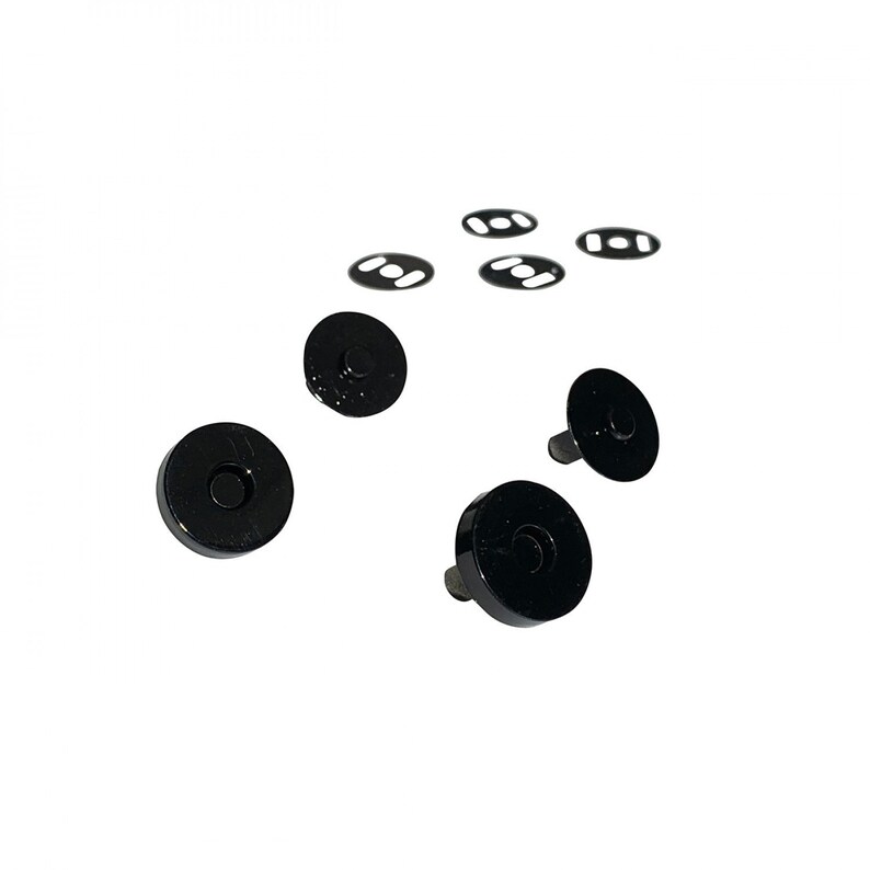 Black Magnetic Snaps 3/4 Inch by Sassafras Lane Designs SASSKIT011L - Etsy