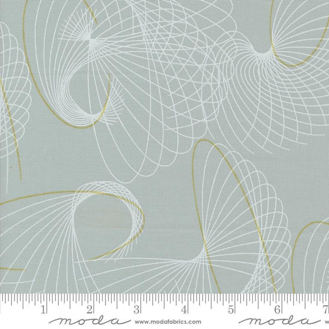 Shimmer Metallic Winter Winds Silver by Zen Chic for Moda Fabrics 1841 ...