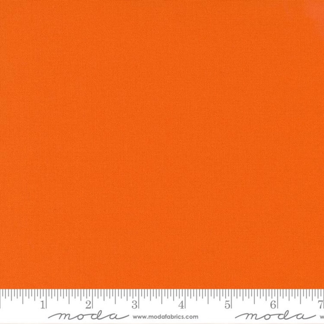 Orange Moda Bella Cotton Solid by Moda Fabrics 9900 80 Sold in HALF ...