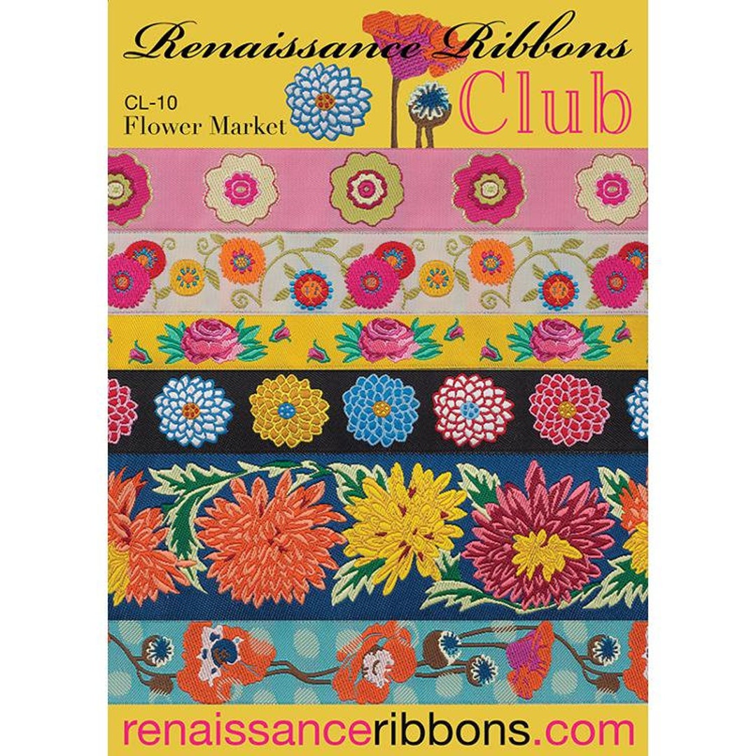 Ribbon Lovers' Monthly Club by Renaissance Ribbons Designer Ribbon Pack ...