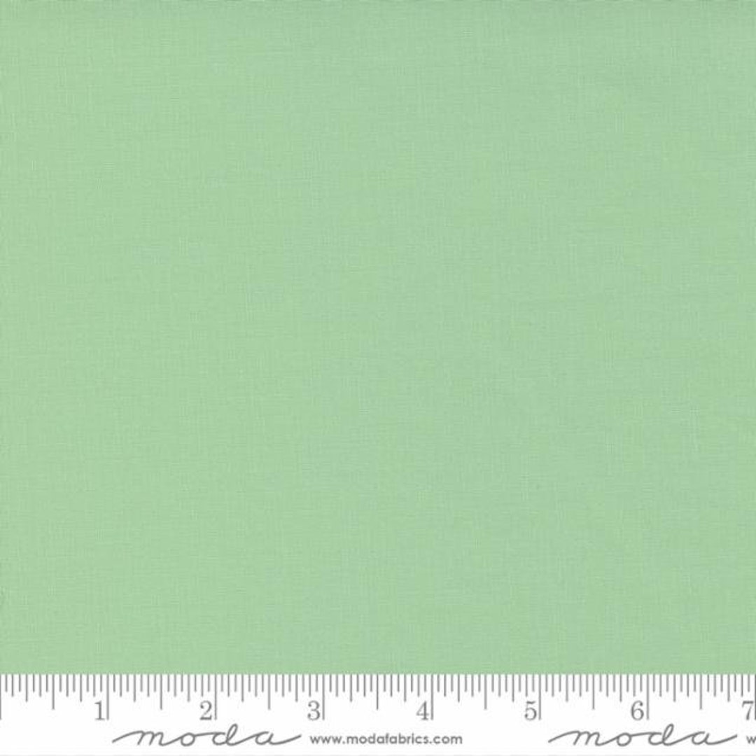 Mint Moda Bella Solid 9900 133 Light Green Cotton Quilting Fabric. Fabric Sold in HALF YARD ...