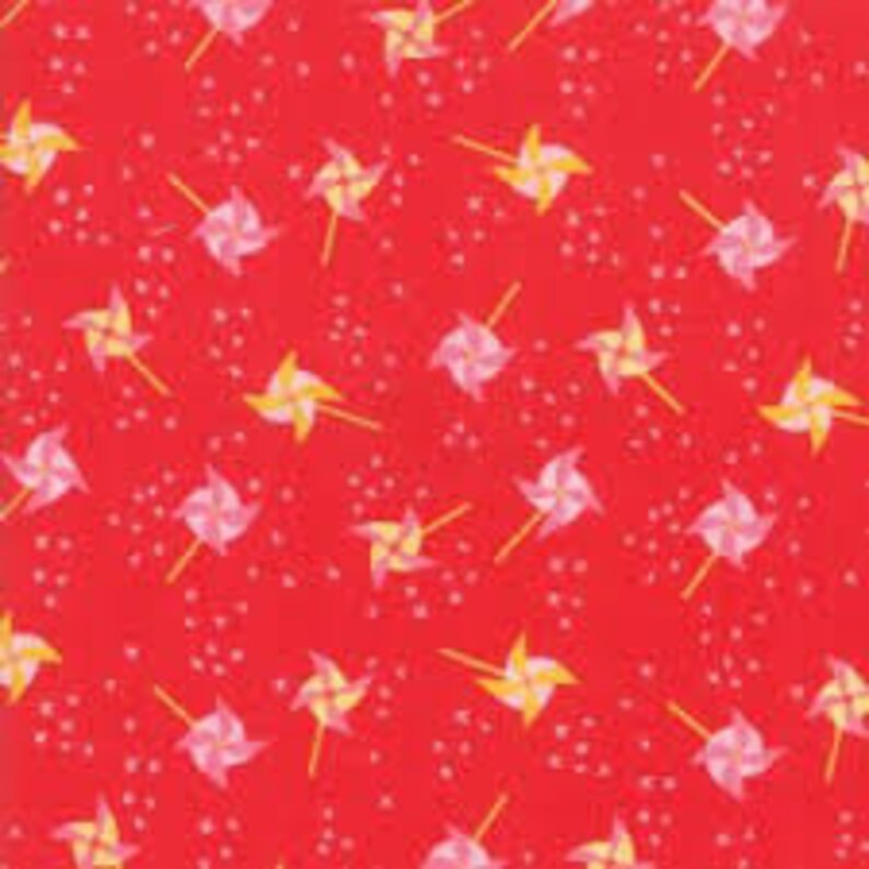 Best Friends Forever Red and Yellow Pinwheels by Stacy Iest Hsu for ...
