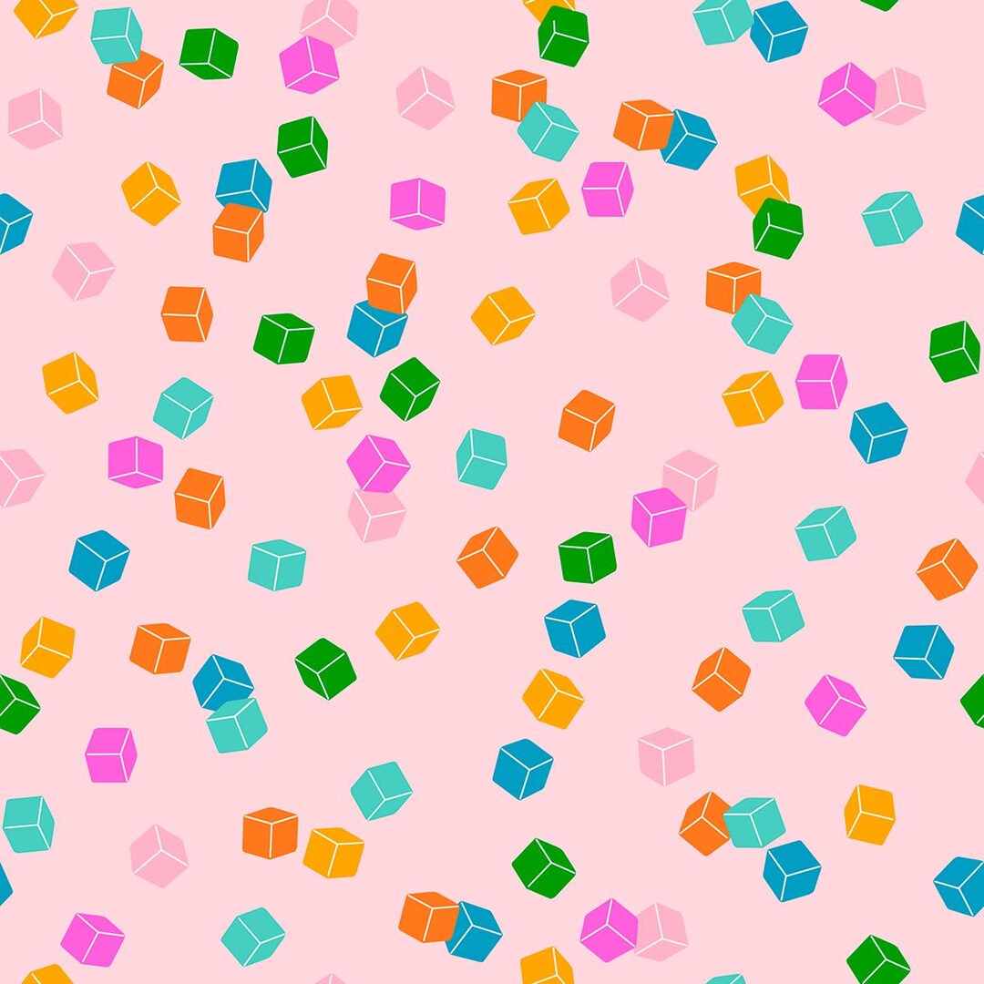 Eye Candy Cubes Cotton Candy Ruby Star Society RS5158 14 Sold in HALF ...