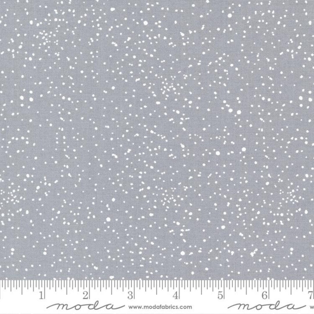 Blizzard Dots Fog by Sweetwater for Moda Fabrics 55626 16 Sold in HALF ...