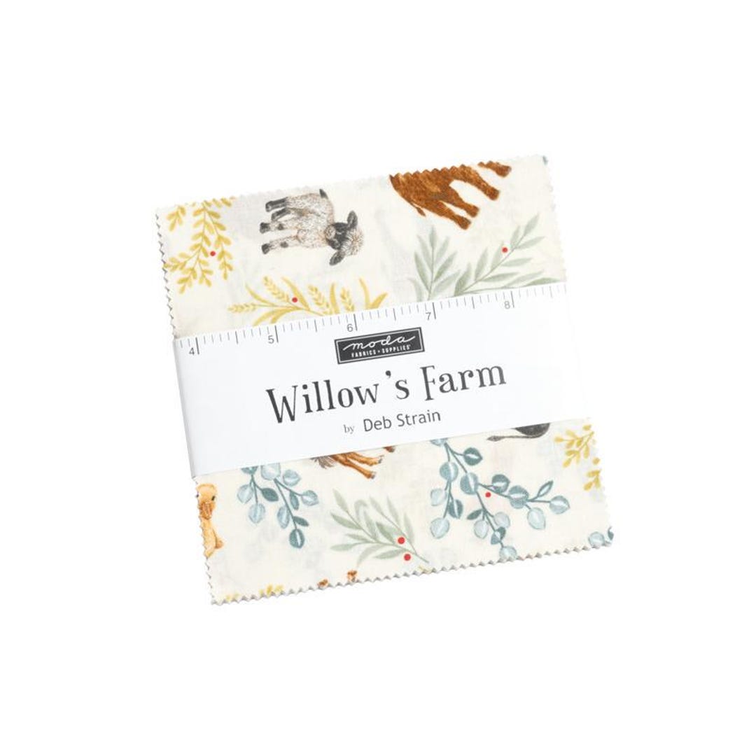 Willow's Farm Charm Pack 42 Pieces by Deb Strain for Moda Fabrics ...