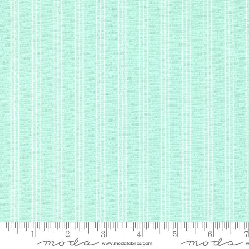 Aqua Striped Fabric - Etsy