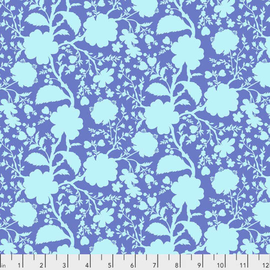 Tula Pink True Colors Wildflower Delphinium for Free Spirit Fabrics ...