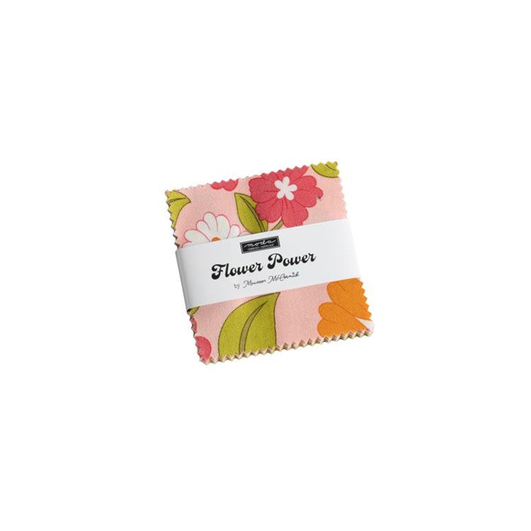 Flower Power Mini Charm Pack by Maureen Mccormick for Moda Fabrics ...