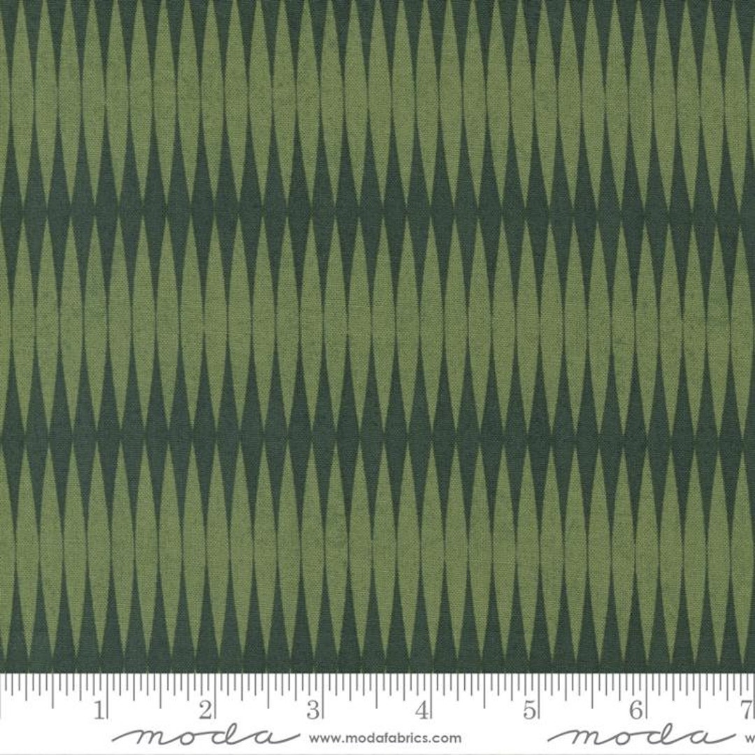 Jolly Good Yuletide Stripes Evergreen by Basicgrey for Moda Fabrics ...