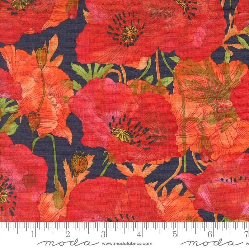 Poppy Fabric - Etsy