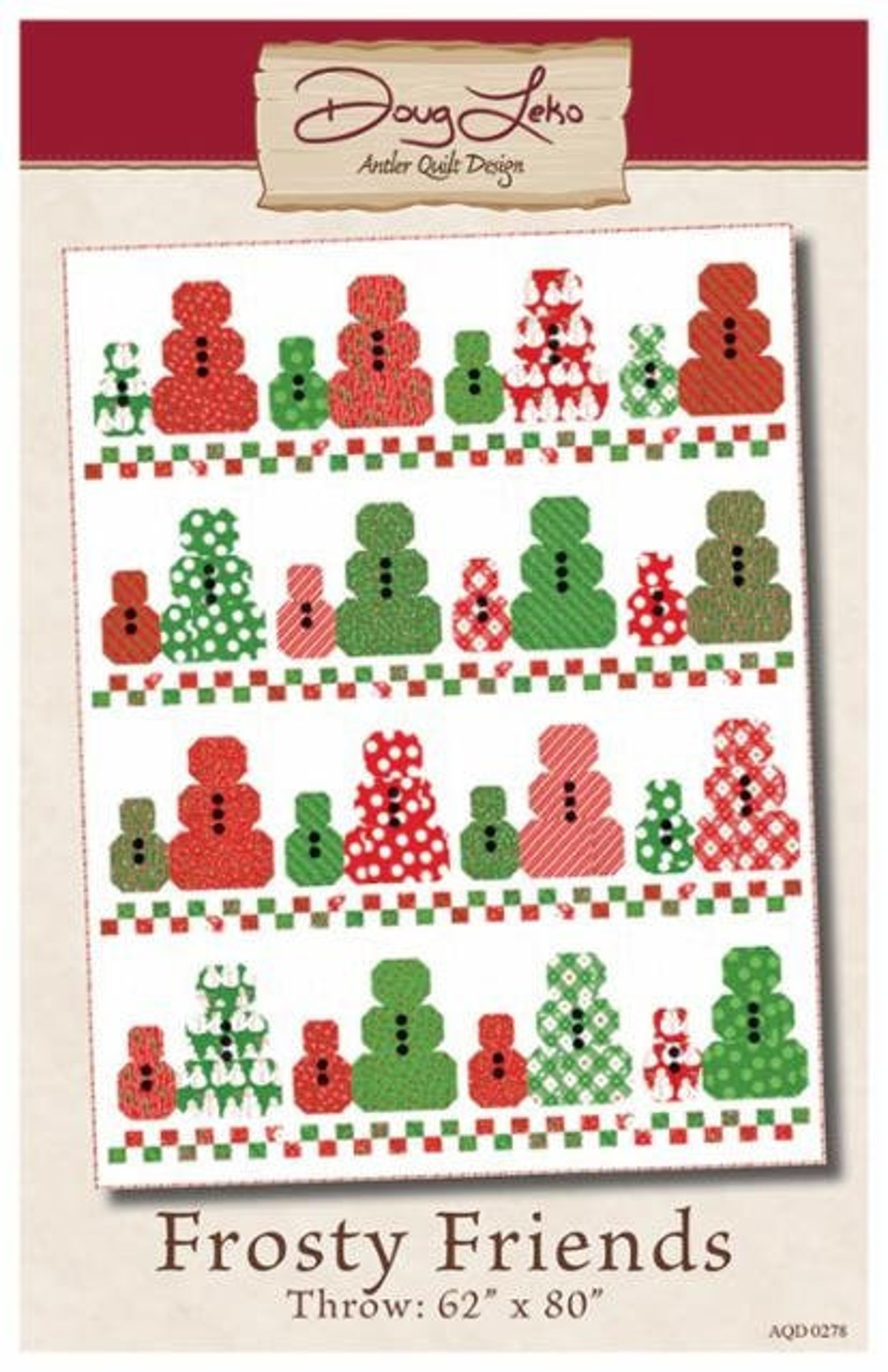 Frosty Friends Quilt Pattern by Doug Leko for Antler Quilt - Etsy