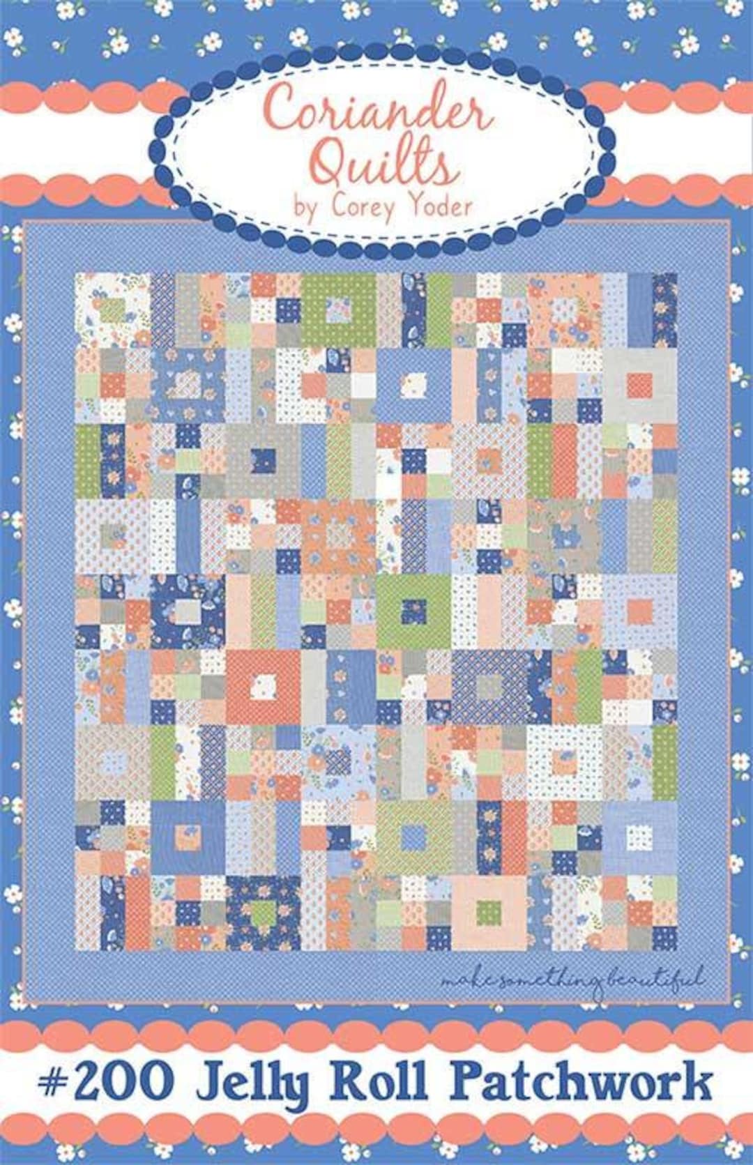 Jelly Roll Patchwork Quilt Pattern by Corey Yoder of Coriander Quilts ...