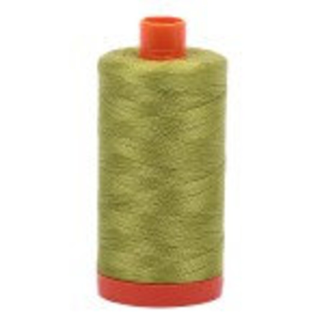 Light Leaf Green Green Aurifil Mako Cotton Thread Color 1147, 50 Wt ...