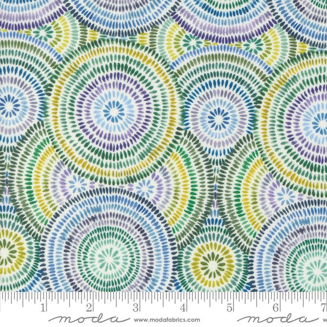 Floribunda Groove Thang Grass by Create Joy Project for Moda Fabrics ...