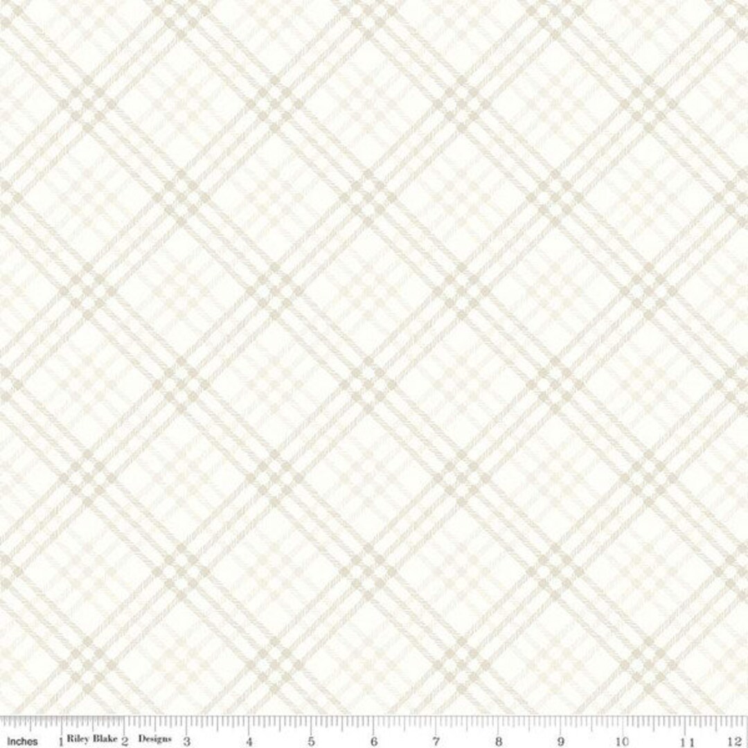 Hush Hush 3 Low Volume Plaid Along by Lindsay Wilkes for Riley Blake Designs C14076-PLAID Sold ...