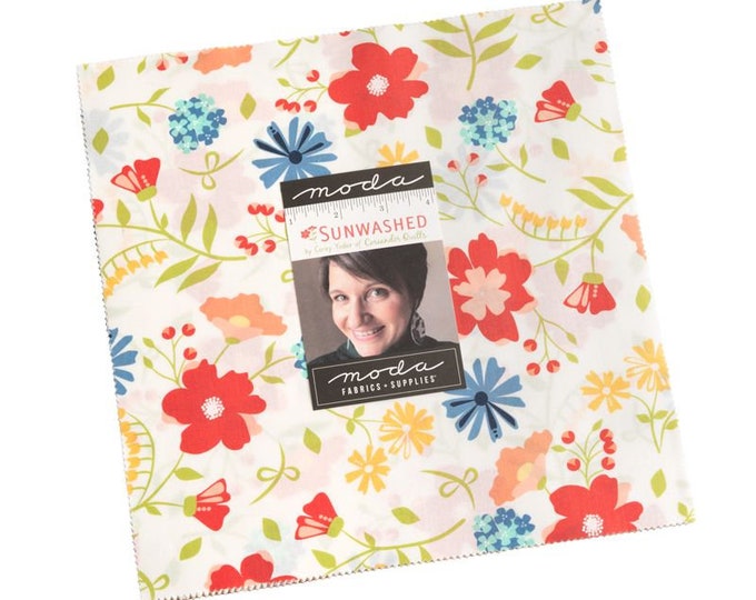 Sunwashed Layer Cake 42 Pieces by Corey Yoder of Coriander Quilts for ...