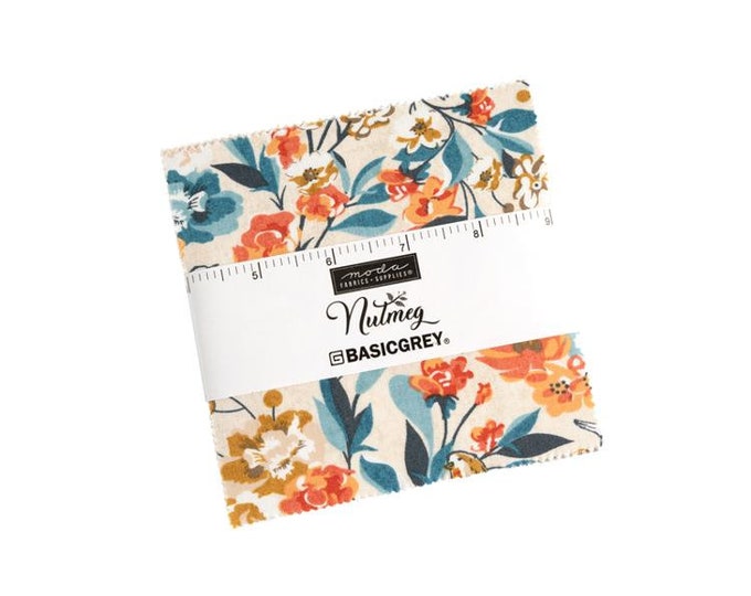 Nutmeg Blueberry Crumble Grunge by Basic Grey for Moda 30150 575 Fabric is Sold in HALF Yard ...