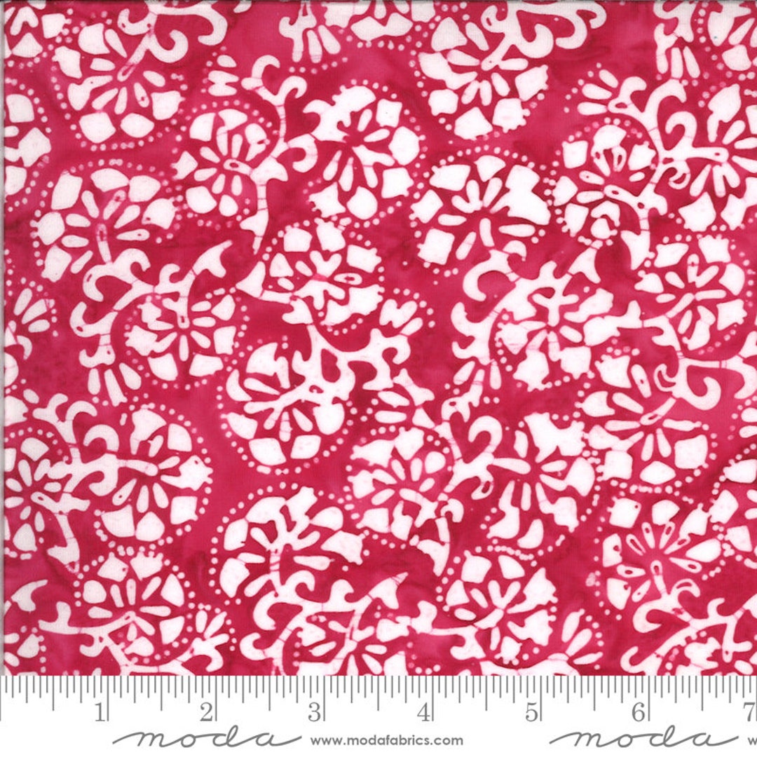 Carnation Confection Strawberry Batiks by Kate Spain Designs for Moda ...