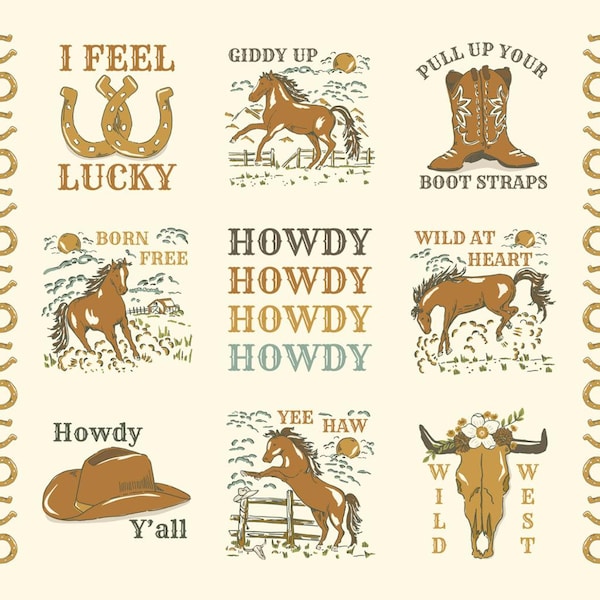 Cowboy Fabric - Etsy